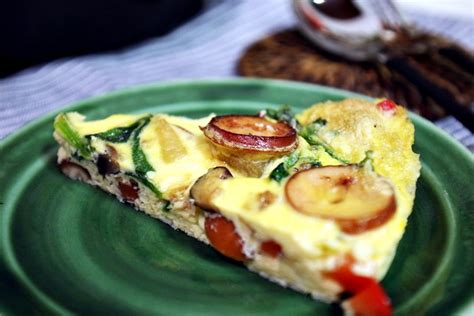 소시지 야채 프리타타