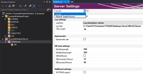 Getting Started With Database Server In Beckhoff Twincat 3 Dmc Inc
