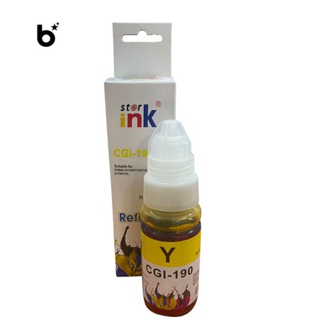 Tanque De Tinta Compatible Star Ink P Canon Pixma G Gi Y Ml Yellow Canon