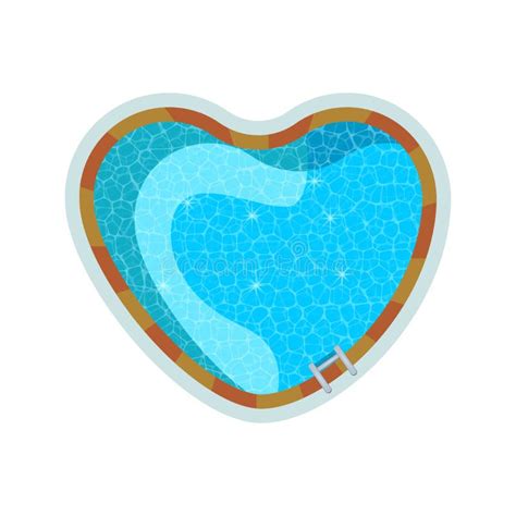 Swimming Pool Top View Stock Vector Illustration Of Outdoor 275538871