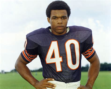 Bleachers Sports Music And Framing — Gale Sayers Signed Chicago Bears