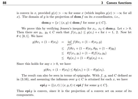 Convex Optimization 3 2 5 Minimization Why Drop Epsilon In Proving