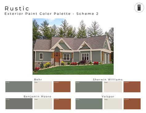 Rustic Paint Color Schemes Rustic Fall Color Schemes House Painter