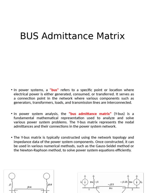 Bus Admittance Matrix Lab Pdf