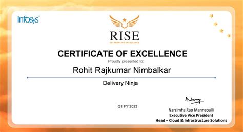 Infosys Rohit Nimbalkar