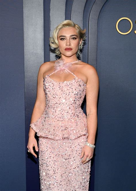 Florence Pugh Swaps Naked Dressing For A Coquettish Pink Gown British