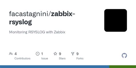 Github Facastagninizabbix Rsyslog Monitoring Rsyslog With Zabbix