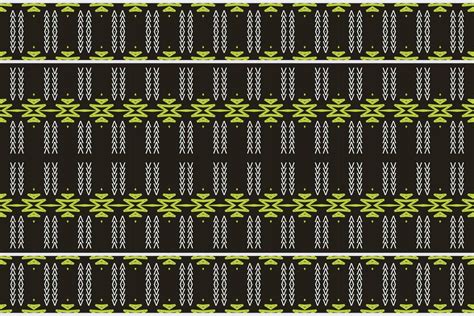 The Ethnic Design Drawing Is Colorful It Is A Pattern Geometric Shapes