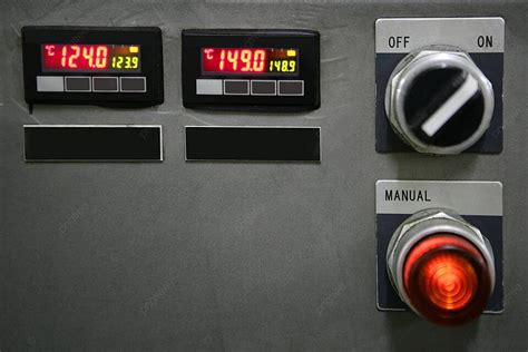 Industrial Control Panel Installation Button Electronic Test Switch Photo Background And Picture