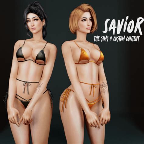 Soshopie Bikini Set And My Exclusive Cc Clothing Loverslab
