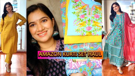 Amazon Summers Special Kurti Set Haul Every Day And Party Wear Kurti