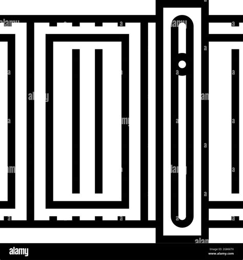 Glass Manufacturing Factory Equipment Line Icon Vector Illustration