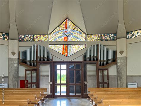 Siedlec Poland July 23 2024 Sanctuary Of Saint Padre Pio On