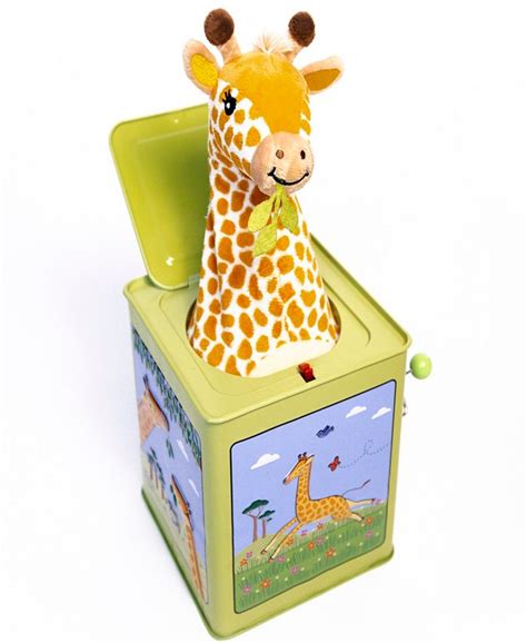 Jack Rabbit Creations Vintage Like Tin Toy Giraffe Jack In The Box Jack