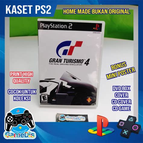 Jual Ps2 Kaset Gran Turismo 4 High Quality Shopee Indonesia