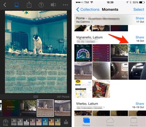 Better Camera Roll Integration In Iphoto For Ios 7 Macstories