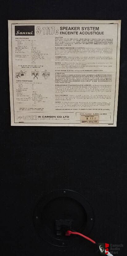 Sansui S 1117c Vintage 12 Woofer 160w 3 Way Tower Speakers Rare