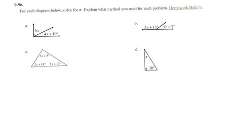 Cpm Math 8 Problem 9 96 Youtube