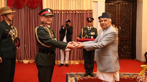 Indian Army Chief General Upendra Dwivedi Honoured As Honourary General