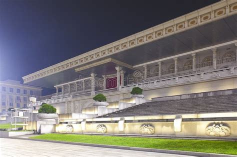 Parade Reviewing Stand In Kim Il Sung Square The Center Of Pyongyang