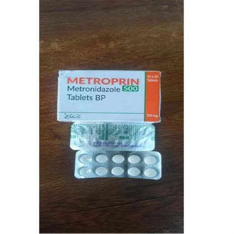 Metronidazole Tablets Bp 500mg Vasudev Enterprise