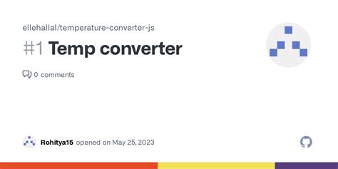 Temp Converter Issue Ellehallal Temperature Converter Js GitHub