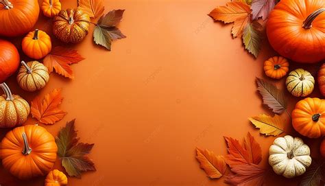 Fall Harvest Pumpkins And Leaves Photo And Picture For Free Download