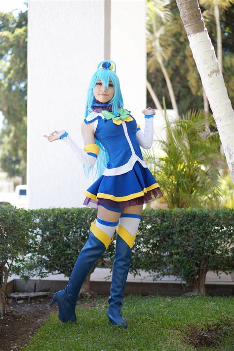 Aqua Konosuba Kono Subarashii Cosplay By Vbianeybk Konosuba Cosplay Hot Anime Cosplay Cosplay