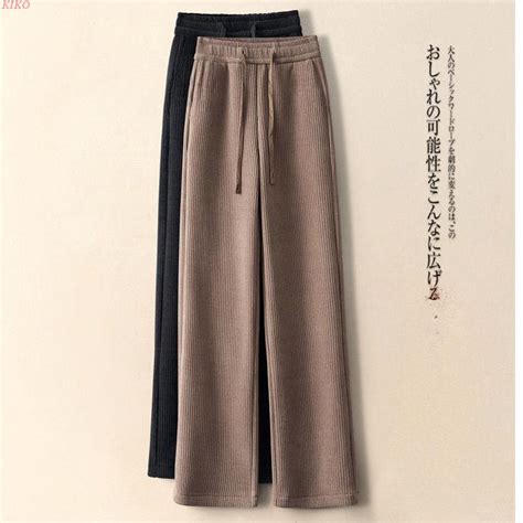 熱賣 小個子闊腿褲女秋冬休閑褲2023年新款秋冬雪尼爾顯瘦高腰直筒長褲 秋冬寬褲 寬褲 大尺碼 蝦皮購物