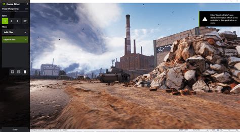 Nvidia Depth Of Field Filter Still Doesnt Work Does Anybody Know How To Fix This R
