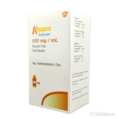 Keppra Solucion Oral 100mg X 300ml Farmacias De Occidente