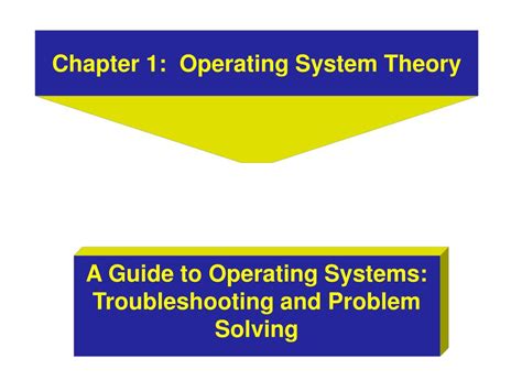 Ppt Chapter 1 Operating System Theory Powerpoint Presentation Free