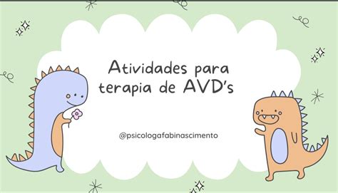 Atividades Da Vida Diária Avds Projetor Estimular Hotmart