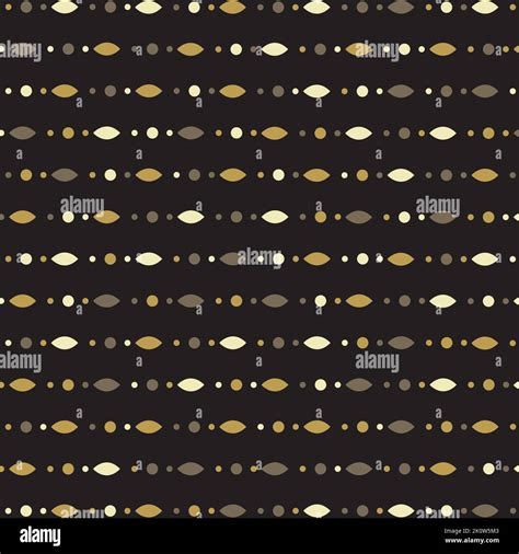 Boho Style Tribal Aztec Gold Black Pattern Stock Vector Image And Art Alamy