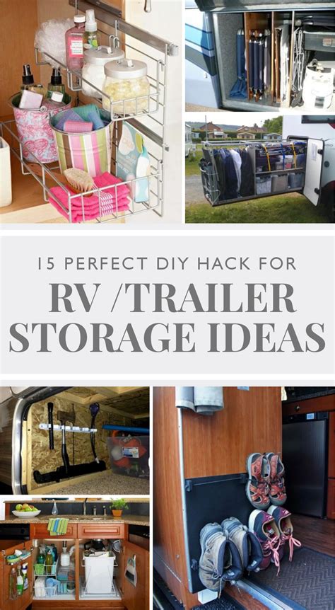 15 Perfect Diy Hack For Rv Trailer Storage Ideas Godiygocom