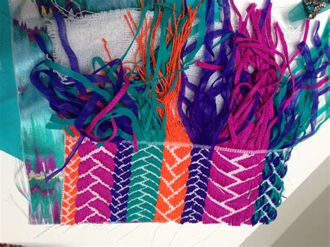 Love The Color In These Textiles Embroidered Friendship Bracelet