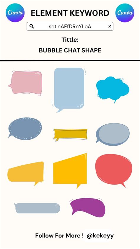 Bubble Chat Shape Text Bubble Bubbles Canvas