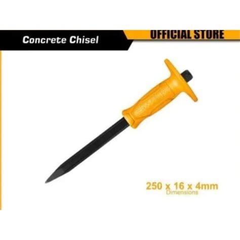 Buy Ingco Hcc0841016 250x16x4 Mm Concrete Chisel Pack Of 5 Online