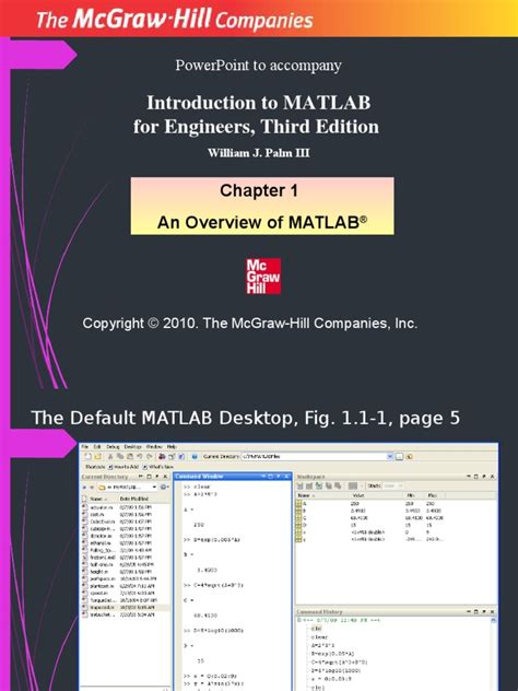 introduction to matlab for engineers third edition pdf zero of a