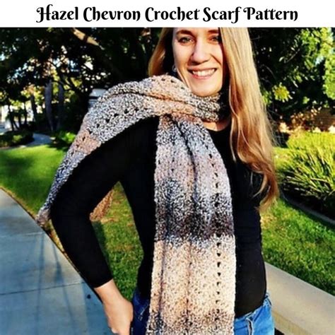 Beautiful Chevron Scarf Free Crochet Pattern Nickis Homemade Crafts