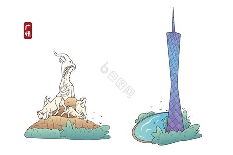 五羊雕像图片 五羊雕像素材免费下载 包图网