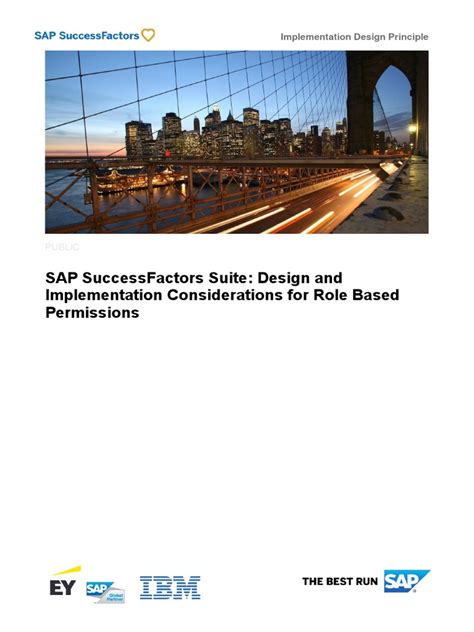 Idp Sap Successfactors Suite Design And Implementation Considerations