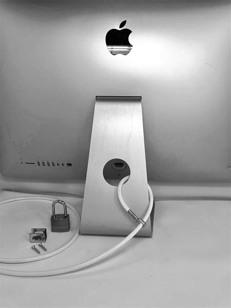 Imac Cable Security Lock Kit With Under Desk Mounting Plate