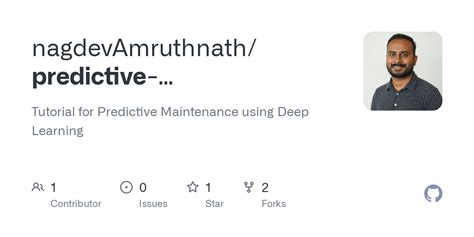 github nagdevamruthnath predictive manintenance deep learning