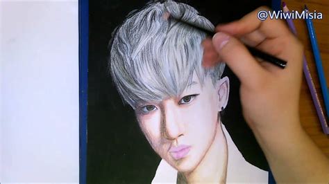 Speed drawing The8 Xu Minghao 디에잇 from Seventeen 세븐틴 Kpop Fan Art