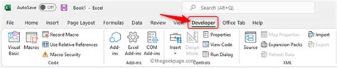 comment afficher l onglet développeur dans microsoft excel ilinuxgeek