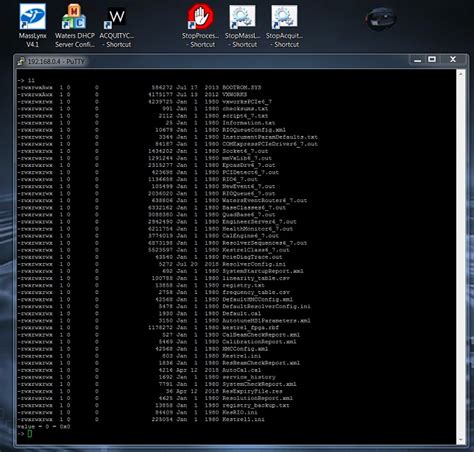 Putty를 사용하여 Ms Epc 터미널에 연결하는 방법 Wkb32299 Waters Korea