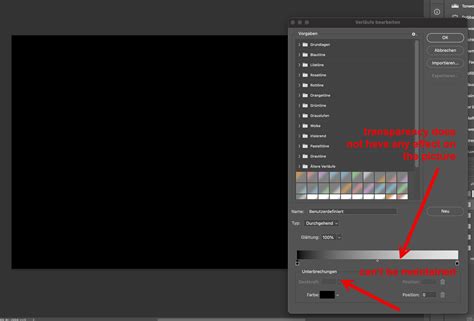 Error Opacitytransparency In Gradients Does Not Adobe Community