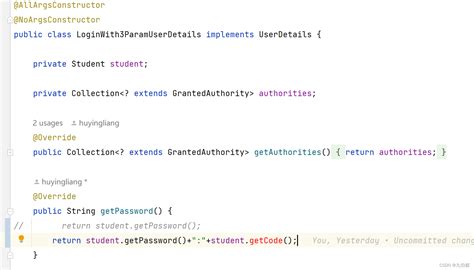 Springsecurity2的自定义账号密码认证流程多个参数的自定义流程springsecurity自定义密码验证 Csdn博客