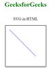 SVG In HTML GeeksforGeeks